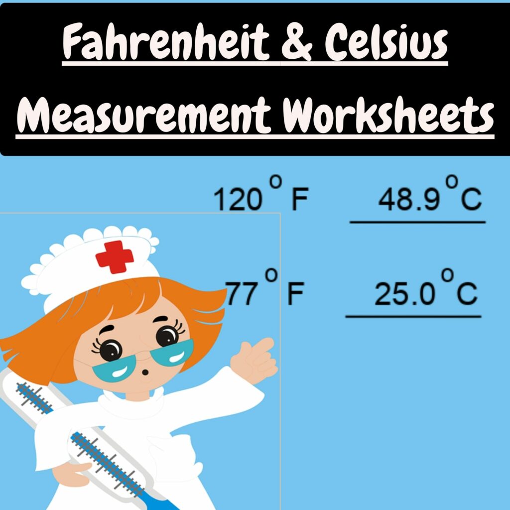 Measurement Worksheets - Fahrenheit & Celsius Conversion Worksheets ...
