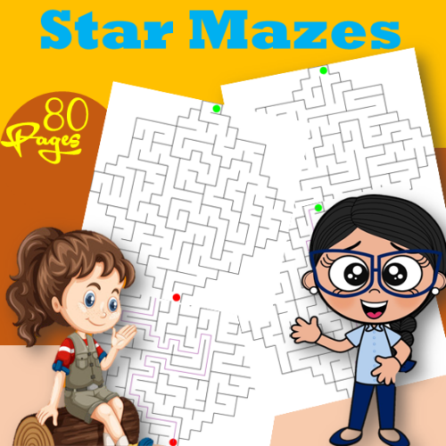 Get Lost in the Fun of Our Stars Mazes with Solutions | Made By Teachers