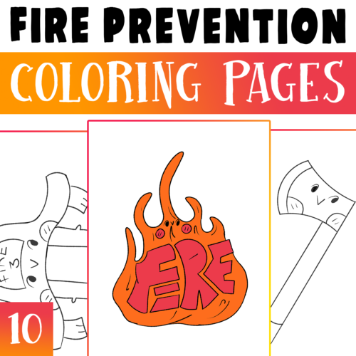 Fire Prevention Week Coloring Pages, Fire Safety Coloring Workheet ...