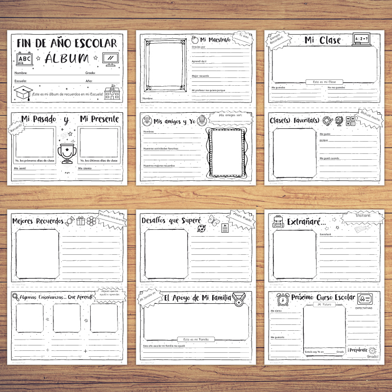 Fin de Año Escolar Álbum | Made By Teachers