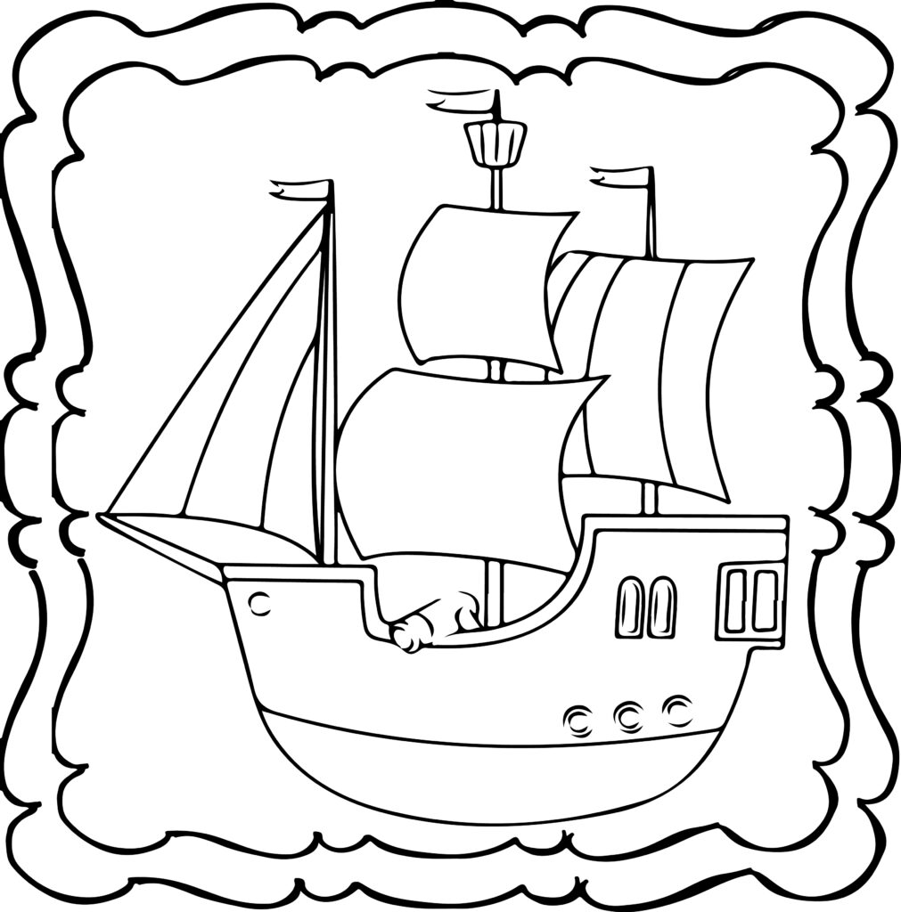 Ship Coloring Book : Easy and Fun Boat Coloring Book for Kids | Made By ...
