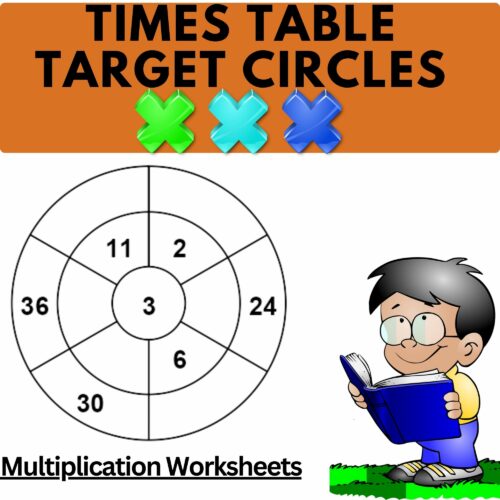 Multiplication Worksheets - Times Table Target Circles Worksheets ...