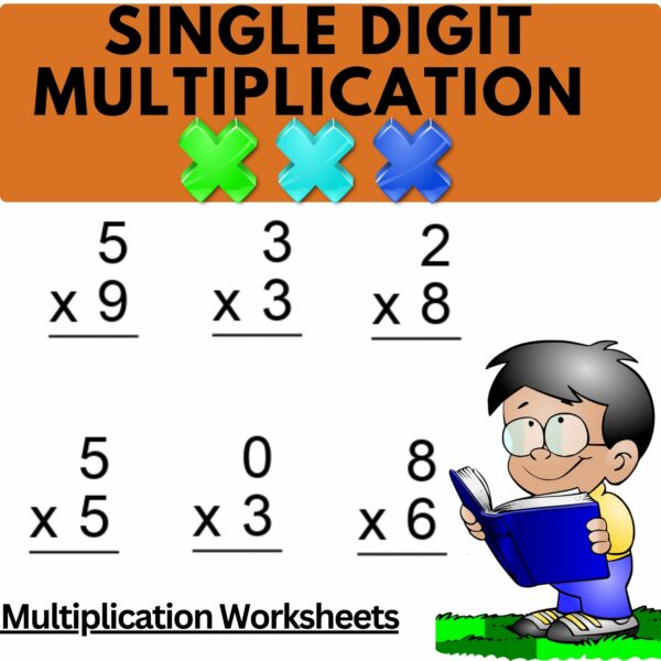 Multiplication Worksheets - Single Digit Multiplication Worksheets ...