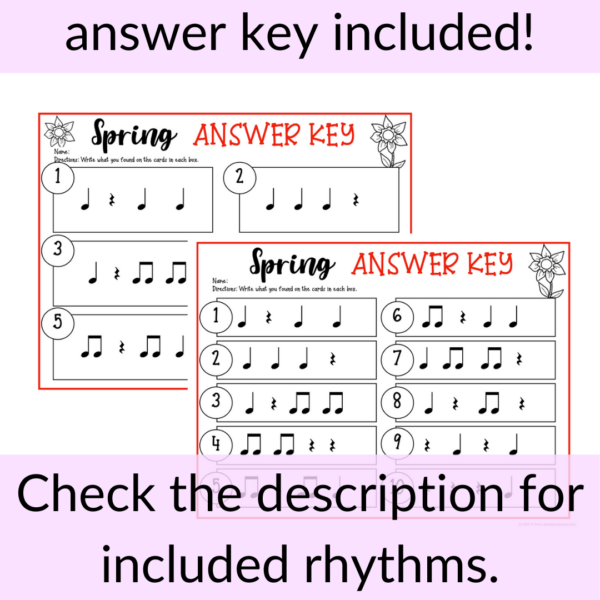 Dotted Half Notes Spring Rhythm Write the Room in General Music Class ...