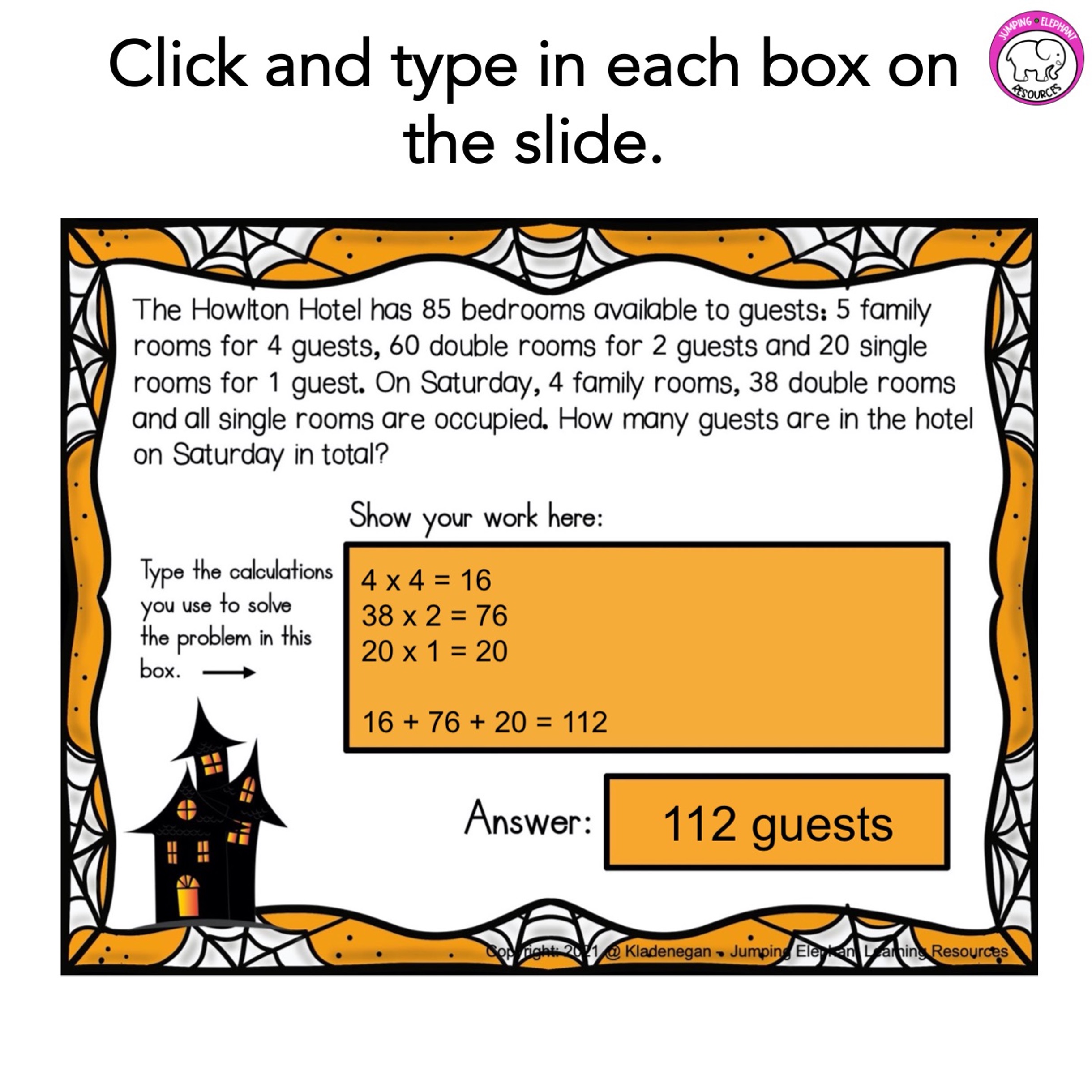 Halloween Multistep Word Problems using all 4 operations Google Slides ...