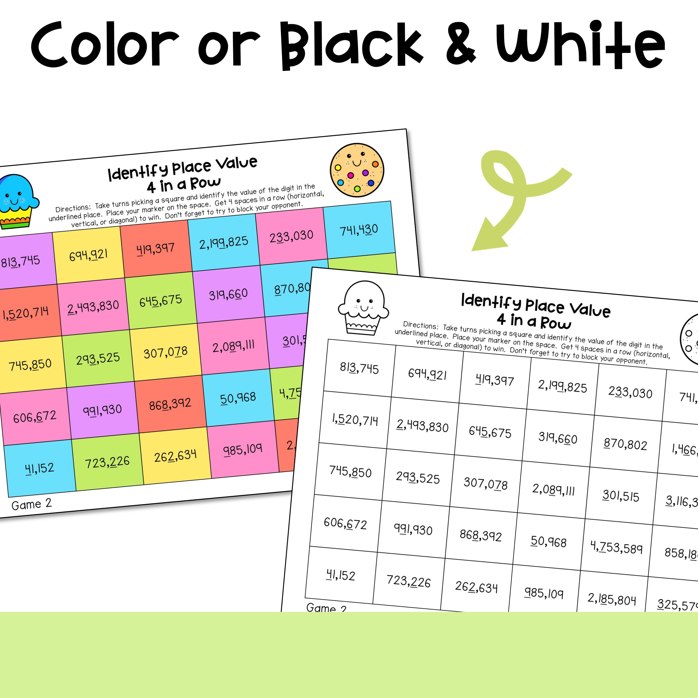Identify Place Value Math Activity - Dollar Deal | Made By Teachers