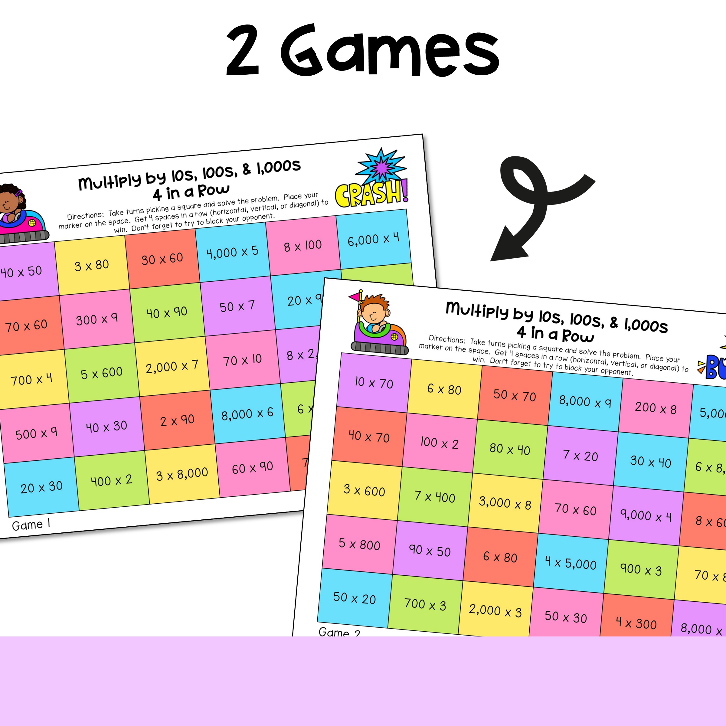 Multiply by 10s 100s and 1,000s Math Activity - Dollar Deal | Made By ...