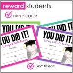 End of the Year Student Graduation Diploma for any AGE or SUBJECT ...