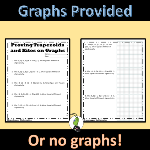 Classifying Quadrilaterals on Coordinate Plane Geometry Proof | Made By ...