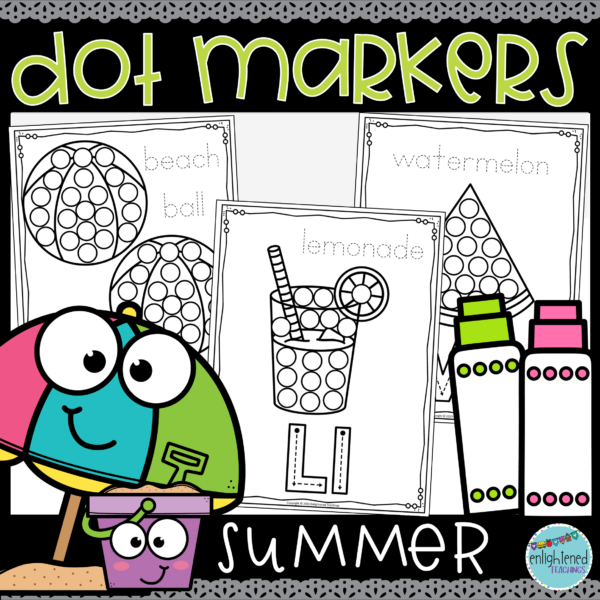 Summer Dot Marker Fine Motor Activity Spring Dot Painting Summer Do a ...