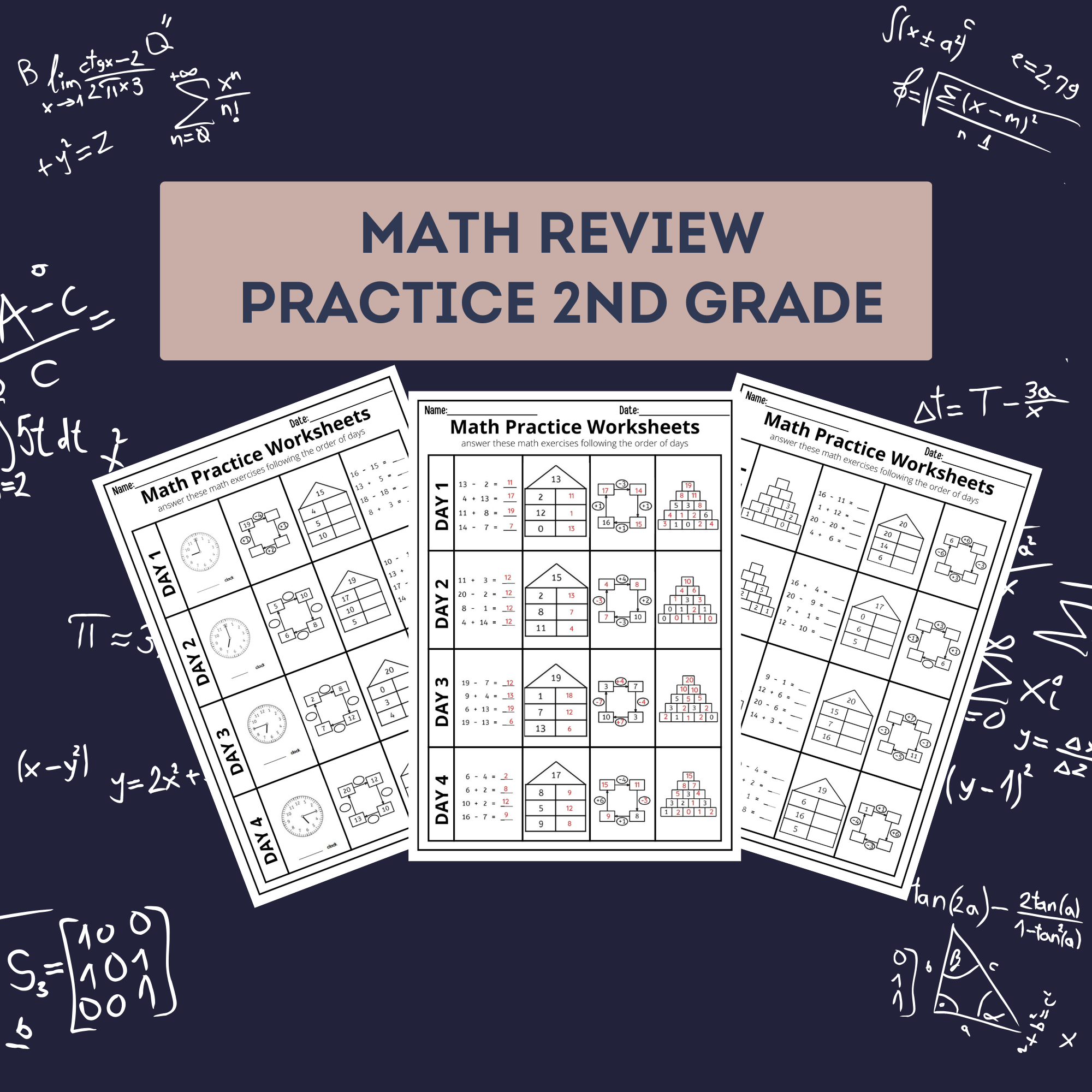 Summer Math Review Practice 2nd grade | Made By Teachers