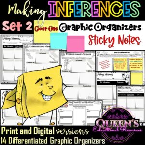 Making Inferences Graphic Organizers, Inference Graphic Organizer ...