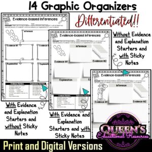 Making Inferences Graphic Organizers, Inference Graphic Organizer ...