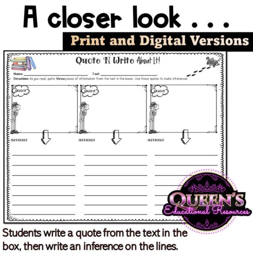 Making Inferences Graphic Organizers, Inference Graphic Organizer ...