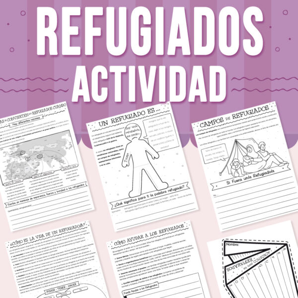 Refugiados: Actividad de Escritura, Diagrama de Venn, SEL y Manualidad ...