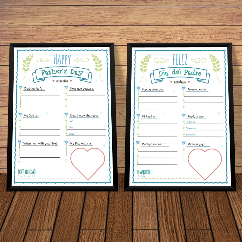 Father’s Day Checklist Card BUNDLE | Made By Teachers