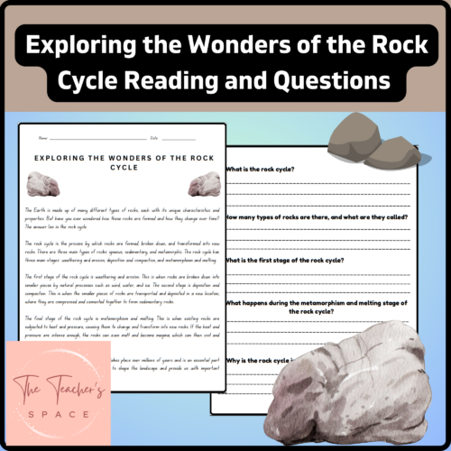 Exploring the Wonders of the Rock Cycle Reading and Questions | Made By ...