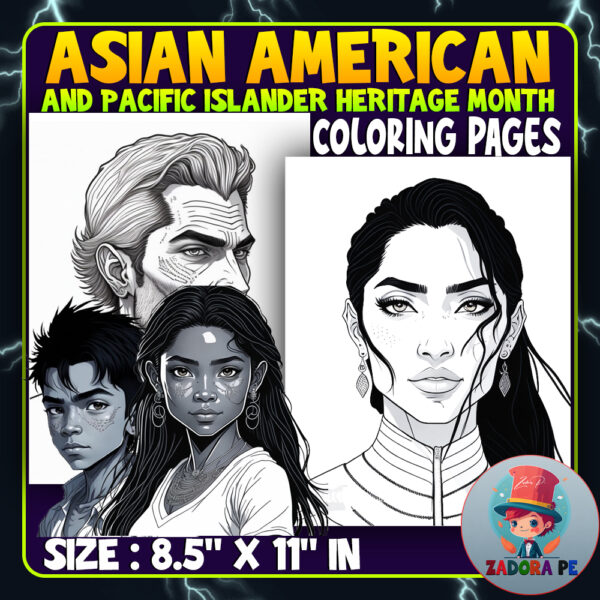 Celebrating Asian Pacific American Heritage Month Coloring Pages | Made ...