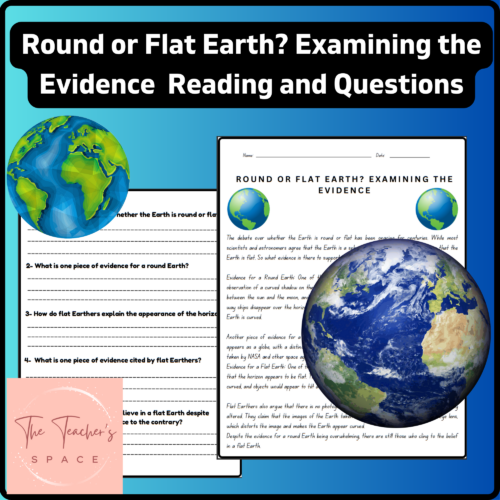 Round or Flat Earth Examining the Evidence Reading and Questions | Made ...