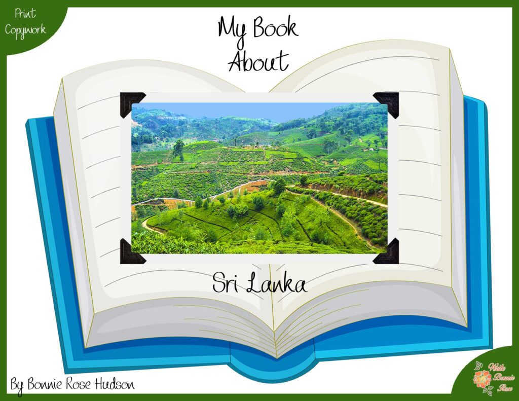 My Book About Sri Lanka with Print Copywork | Made By Teachers