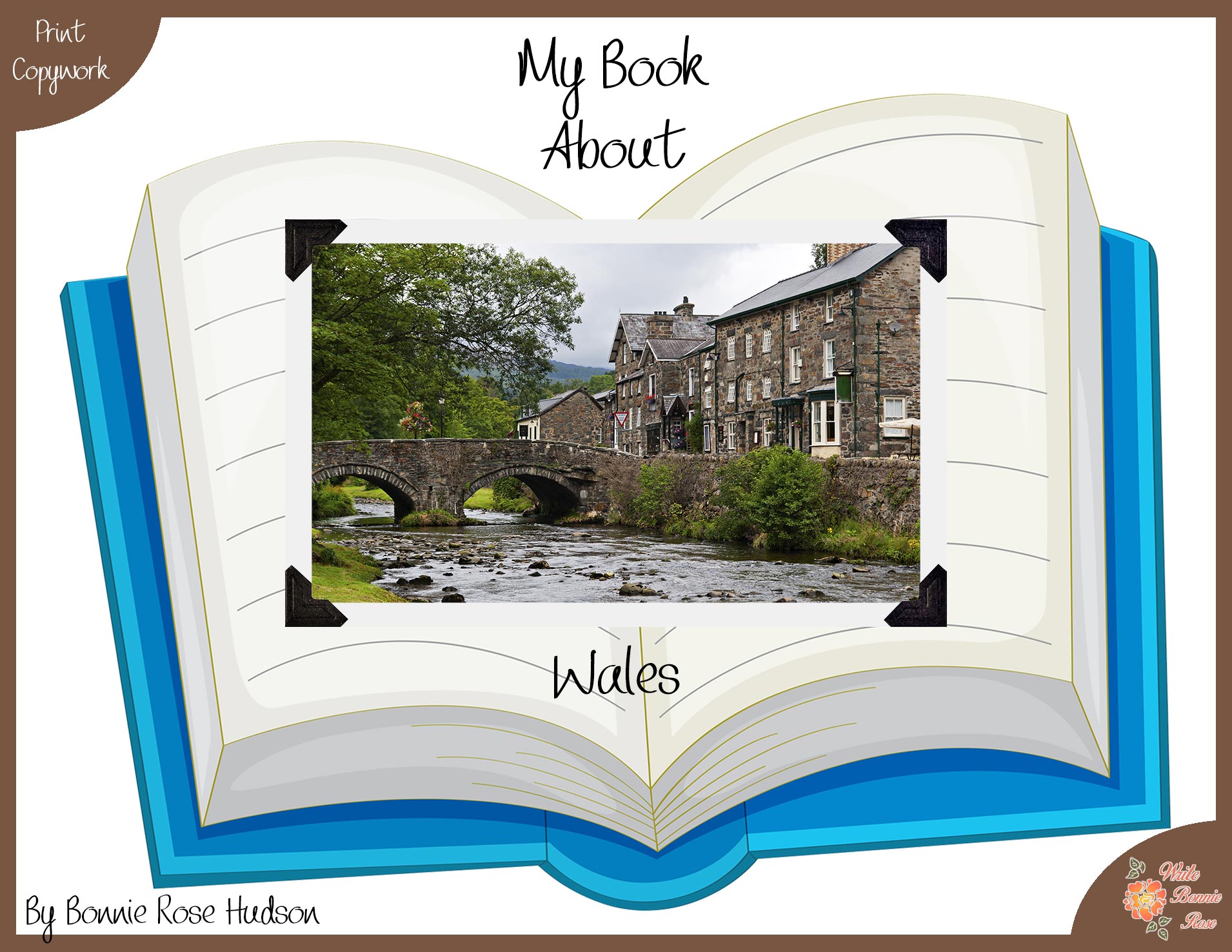 My Book About Wales with Print Copywork | Made By Teachers