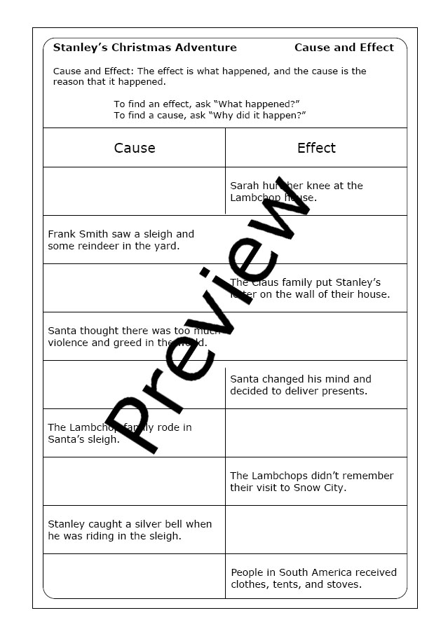 Jeff Brown "Stanley's Christmas Adventure" worksheets | Made By Teachers