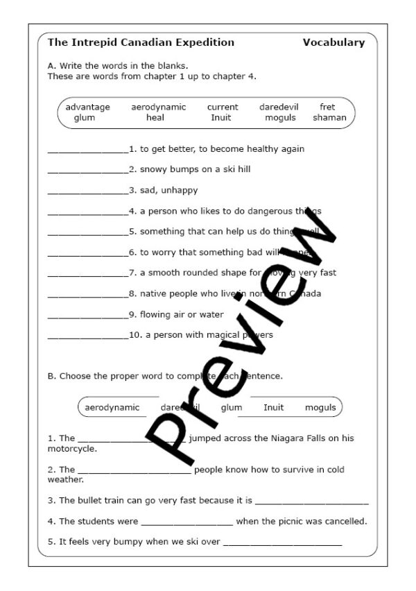 Flat Stanley "The Intrepid Canadian Expedition" worksheets - Made By ...