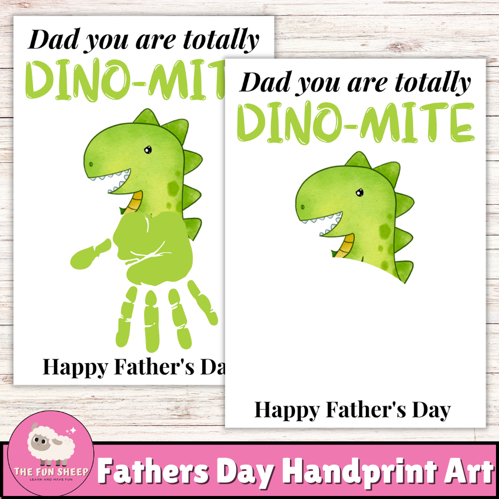 Father’s Day Handprint Art Activity | Fathers Day Craft Keepsake, SET ...