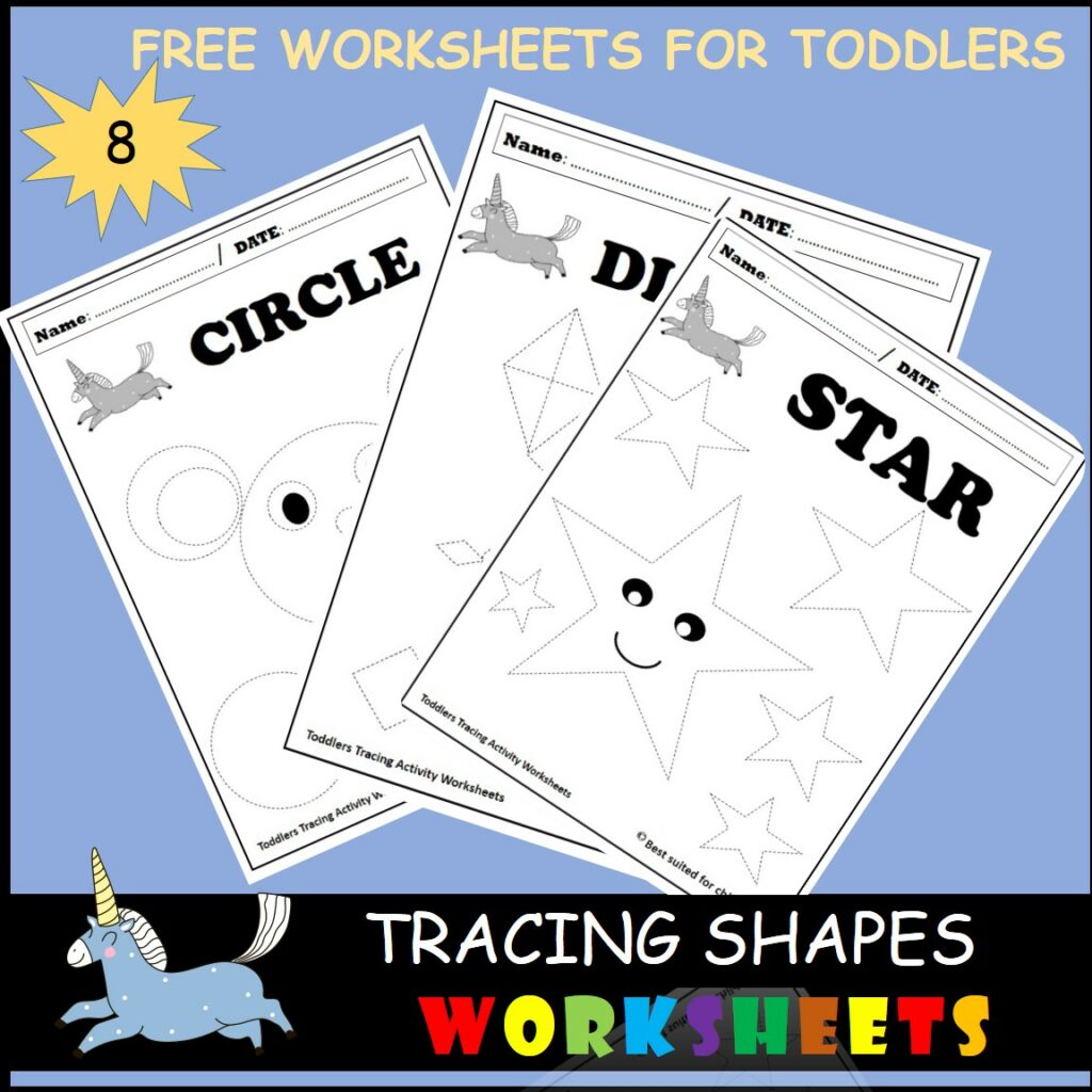Tracing Shapes Worksheets for toddlers | Made By Teachers