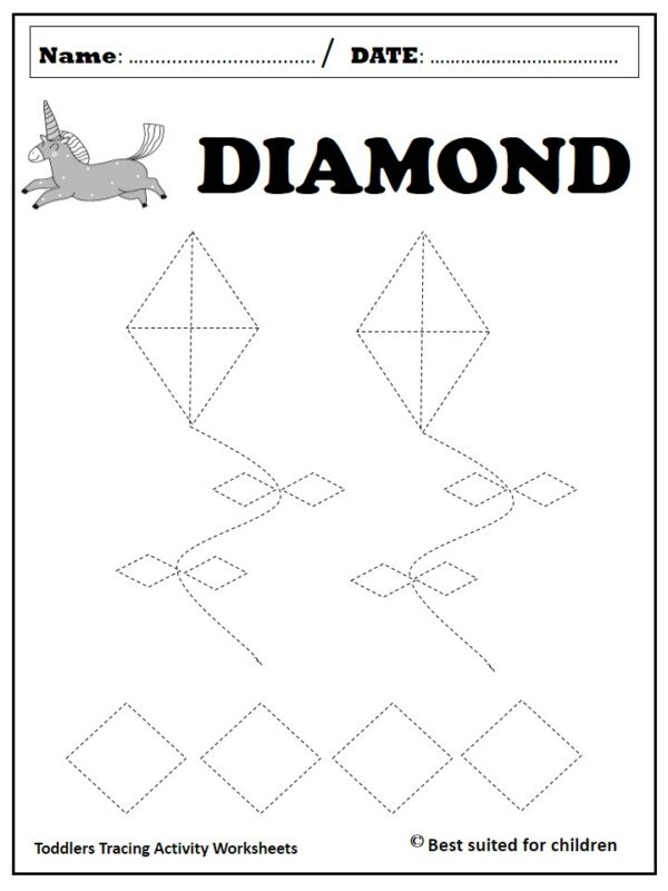 Tracing Shapes Worksheets for toddlers | Made By Teachers