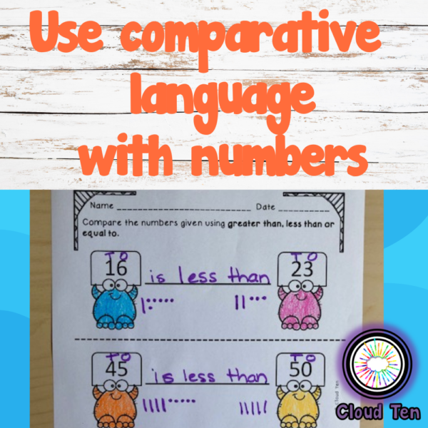 Use comparative language with numbers | Made By Teachers