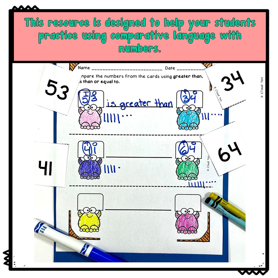 Use comparative language with numbers | Made By Teachers