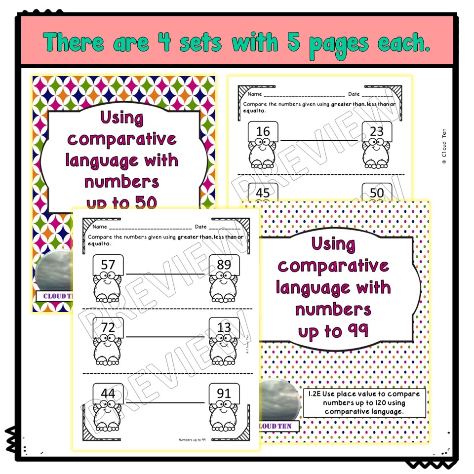 Use comparative language with numbers | Made By Teachers