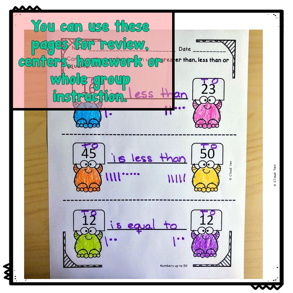 Use comparative language with numbers | Made By Teachers