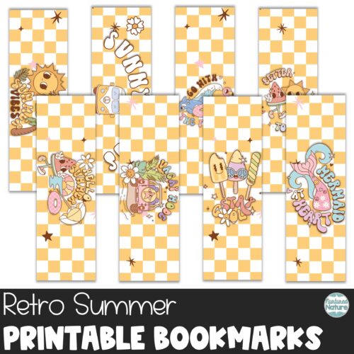 Retro Summer Bookmarks - End of the Year Gifts for Students | Made By ...