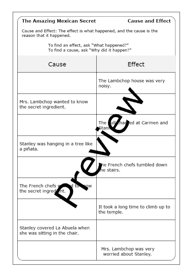 Flat Stanley "The Amazing Mexican Secret" worksheets | Made By Teachers