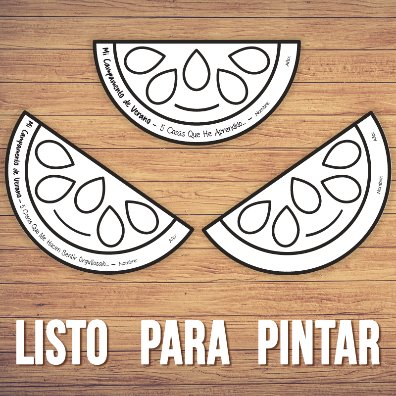 Campamento de Verano Manualidad | Sandía | Made By Teachers