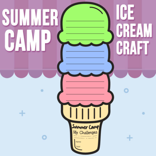 Summer Camp Craft | Ice Cream Cone | Made By Teachers