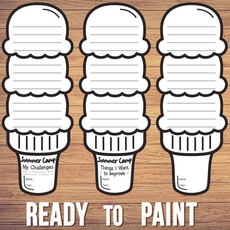 Summer Camp Craft | Ice Cream Cone | Made By Teachers