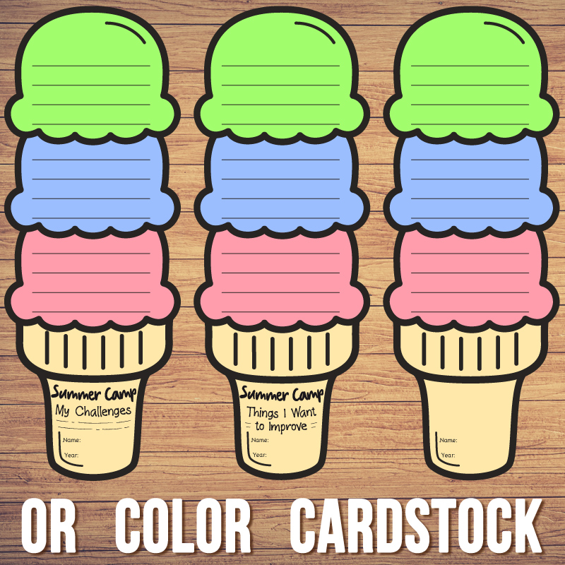 Summer Camp Craft | Ice Cream Cone | Made By Teachers