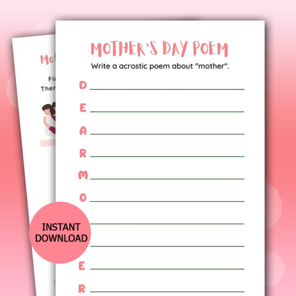 Mother’s Day word scramble Activity Mother’s Day 2023 | Made By Teachers