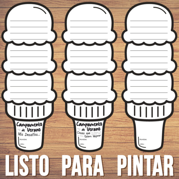Campamento de Verano Manualidad | Cono de Helado | Made By Teachers