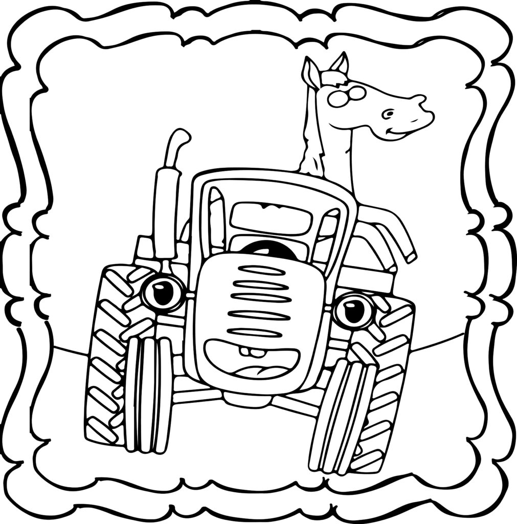 Tractor Coloring Book : Easy and Fun Tractors Coloring Book for Kids ...
