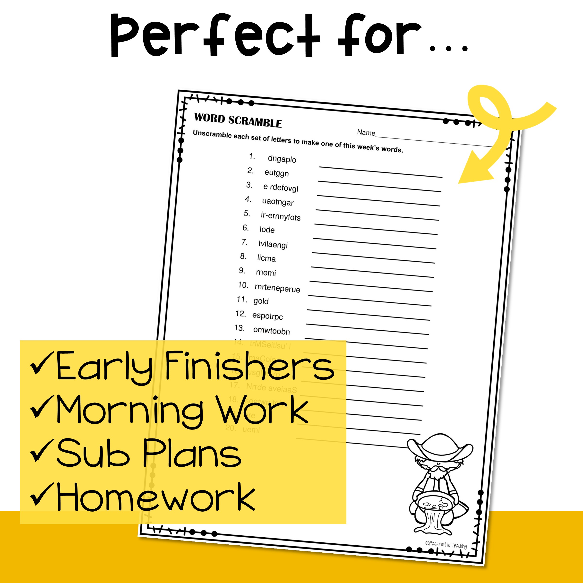 Calfornia Gold Rush Vocabulary Word Puzzles | Made By Teachers