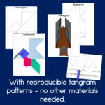 Rain Forest Animals Tangram Puzzles Printable | 2D Shapes Math Center ...