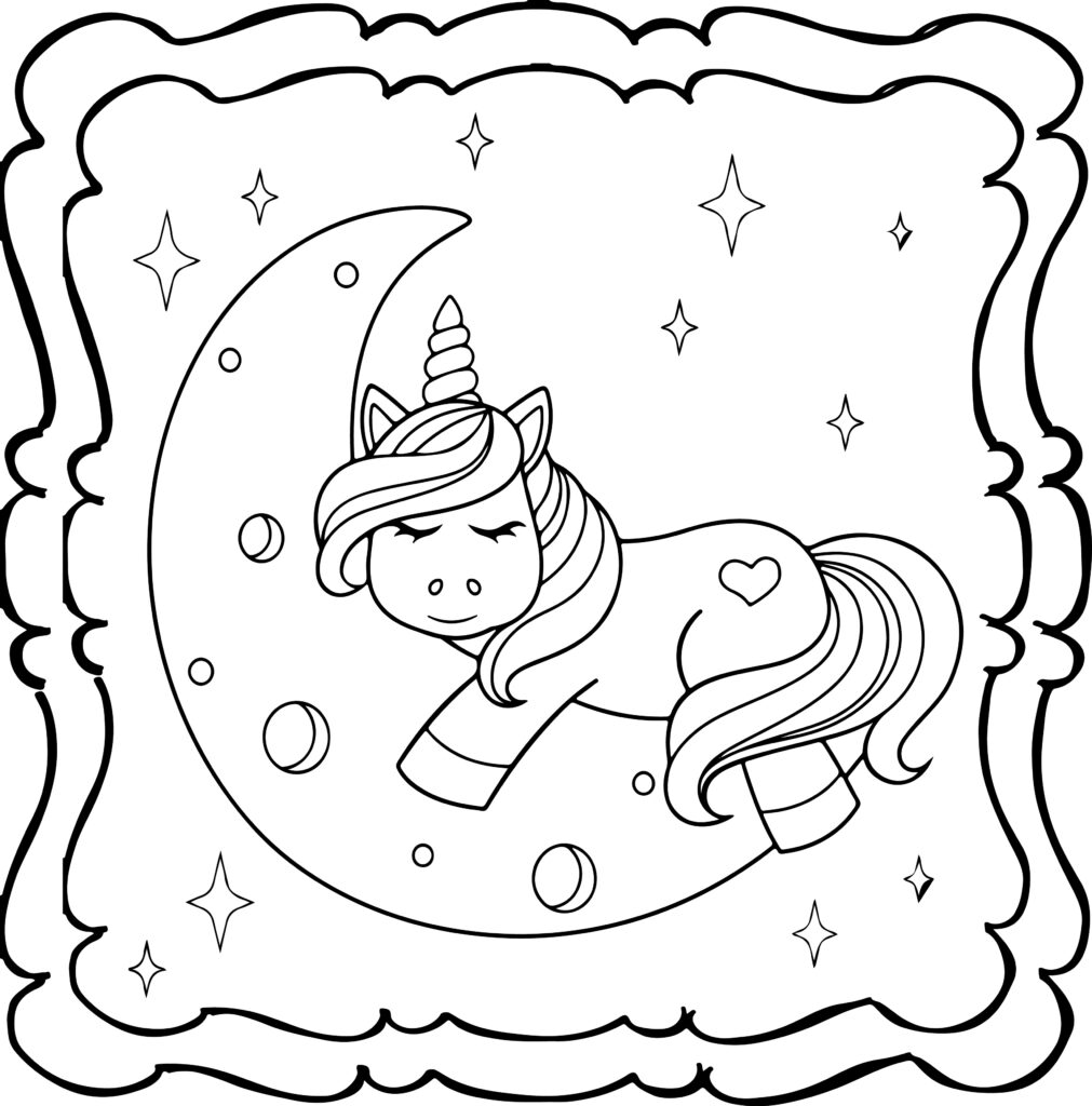 Unicorn Coloring Book : Easy and Fun Unicorns Coloring Book for Kids ...