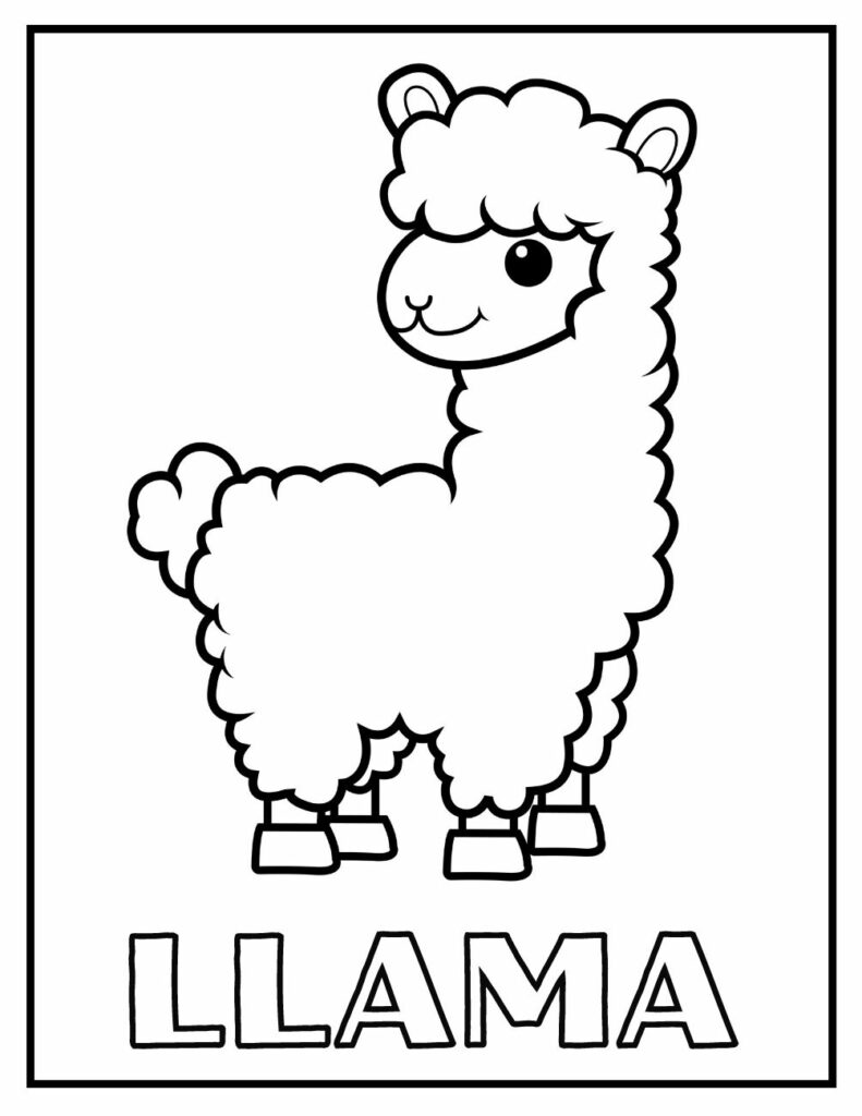 Animals Coloring Pages - Worksheets - Activities - Animals Coloring ...