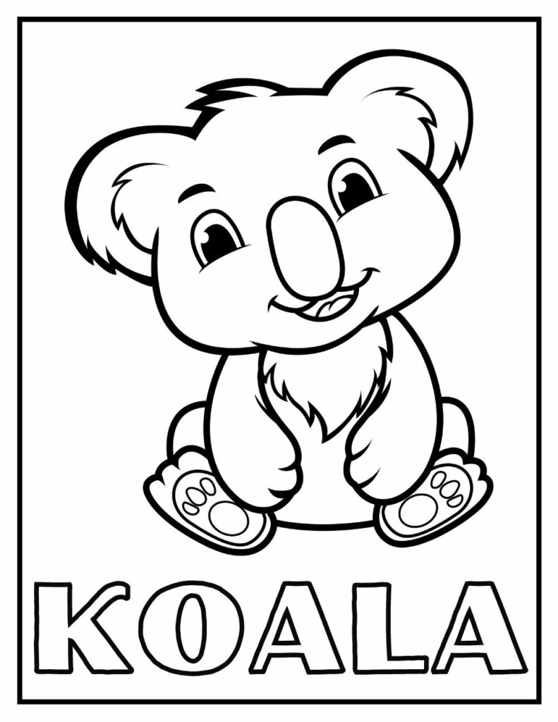 Animals Coloring Pages - Worksheets - Activities - Animals Coloring ...
