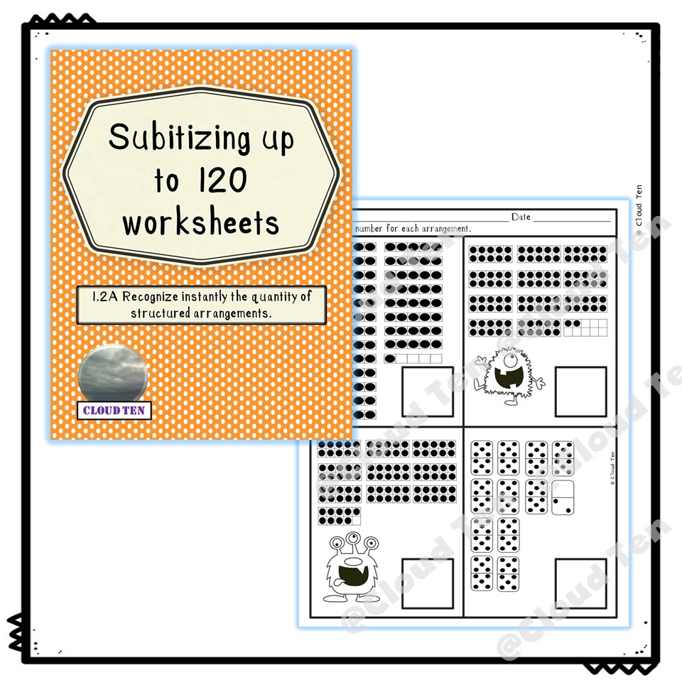 Subitizing with ten frames, five frames and dominos | Made By Teachers