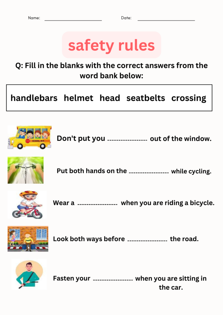 Science Lab Safety Rules Paragraph Worksheet | Made By Teachers